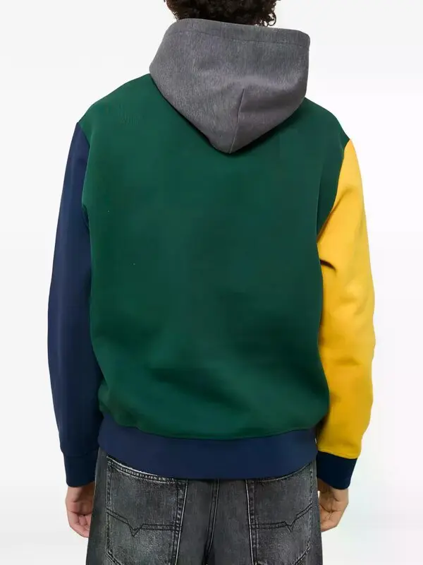 Polo Ralph Lauren Colour-block Logo-embroidered Hoodie