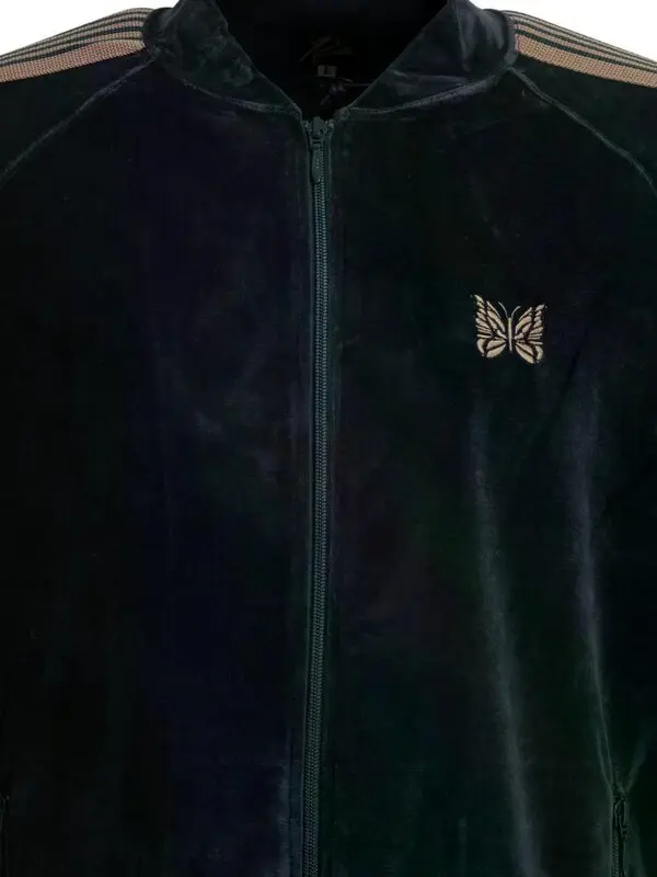 Needles Velour Side-stripe Sweater