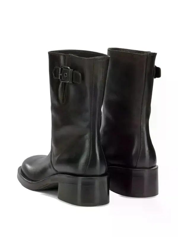 STRATEGIA SHOES Strategia Leather Buckle Boots