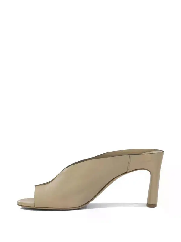 DEL CARLO 11725 Open-toe Leather Heeled Sandals