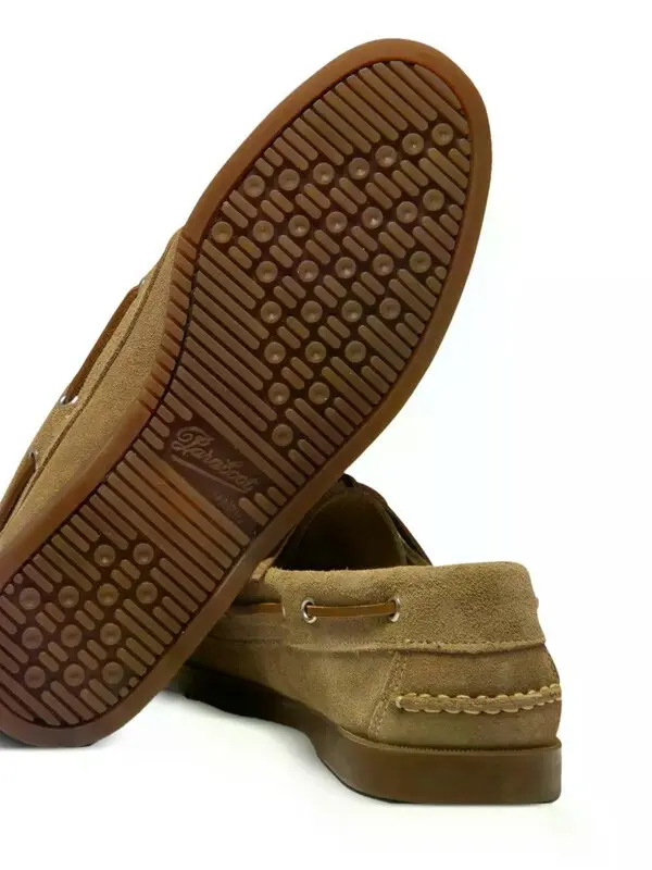 Paraboot Suede Boat Shoes