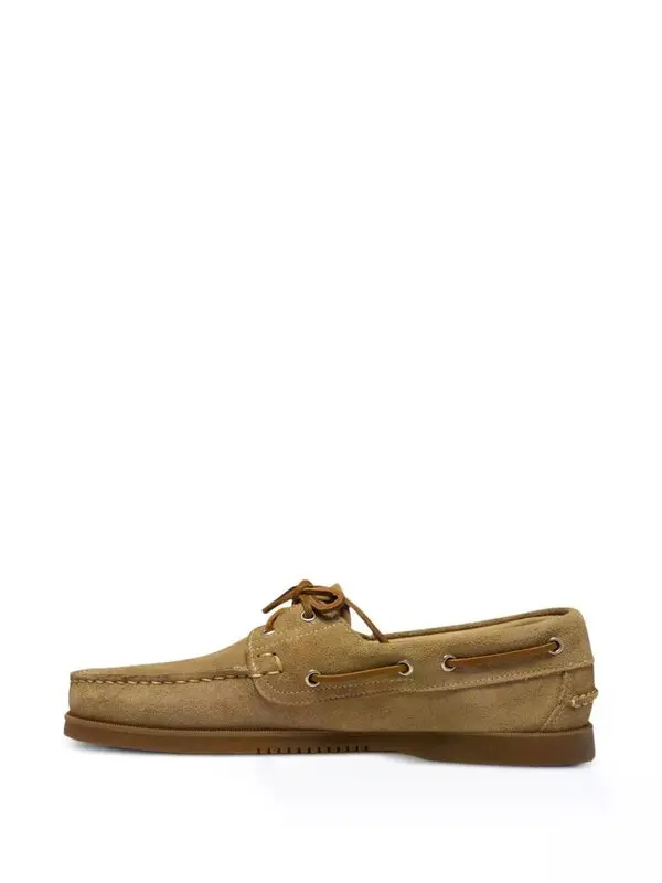 Paraboot Suede Boat Shoes