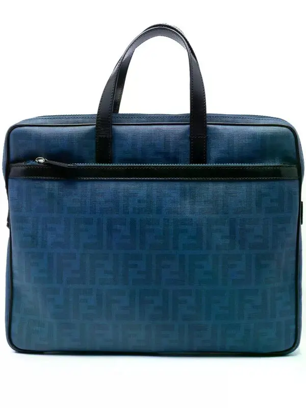 Fendi Zucca Spalmati Business Bag
