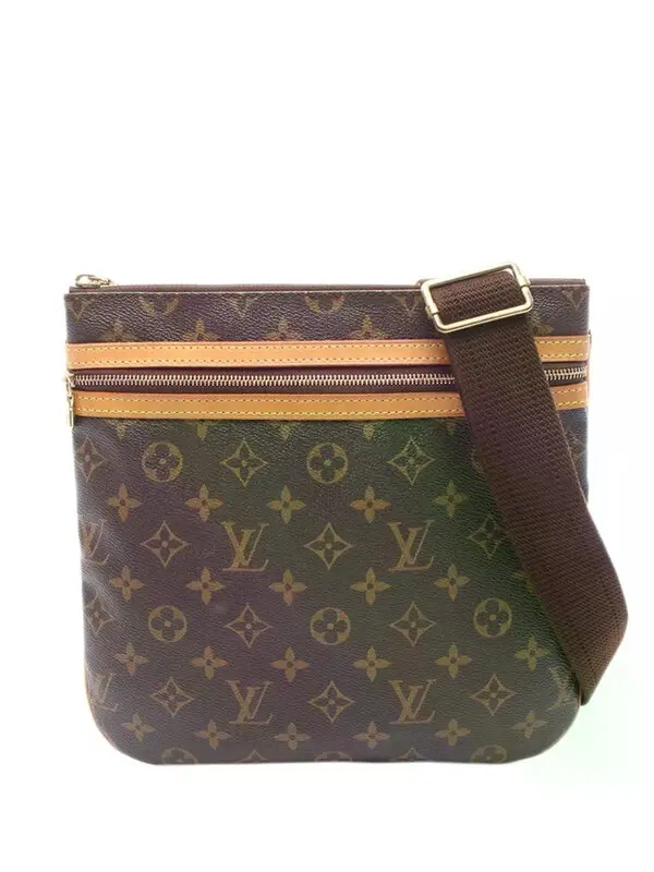 LOUIS VUITTON Monogram Bosphore Pochette Crossbody Bag - Brown