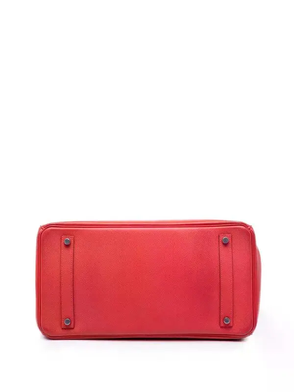 Hermès 35cm Epsom Birkin Retourne Handbag - Red