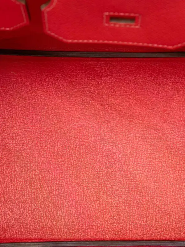 Hermès 35cm Epsom Birkin Retourne Handbag - Red