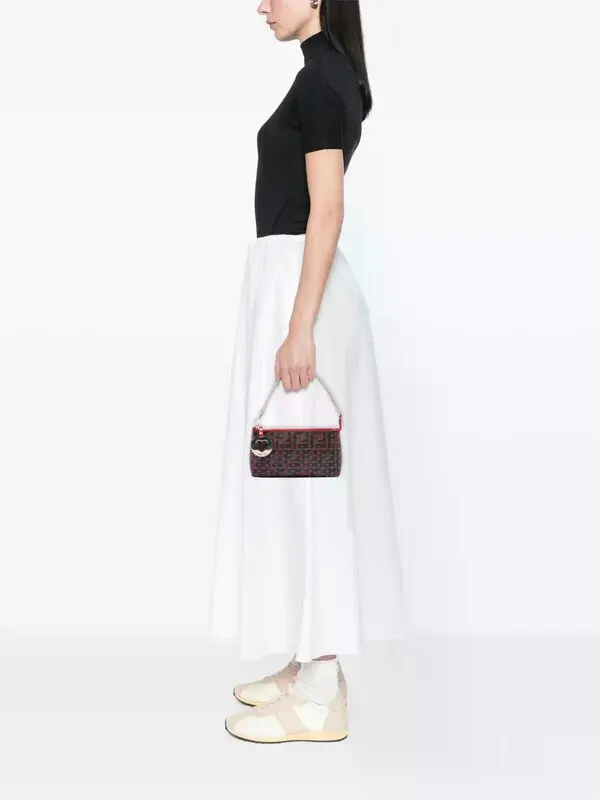 Fendi Zucca Monogram Pochette Shoulder Bag