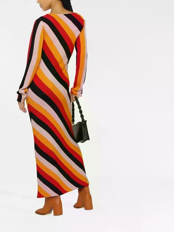 La DoubleJ Swing Knitted Maxi Dress - Black