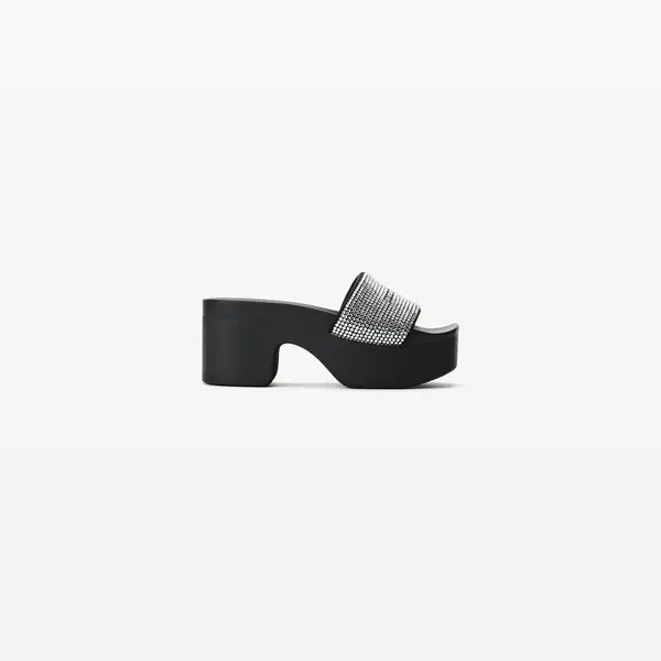 Alexander Wang Embellished Platform Slides