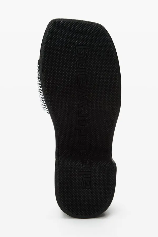 Alexander Wang Crystal Hotfix Platform Slide