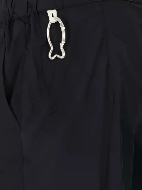 Fedeli Swim Shorts With Carabiner Detail - Black