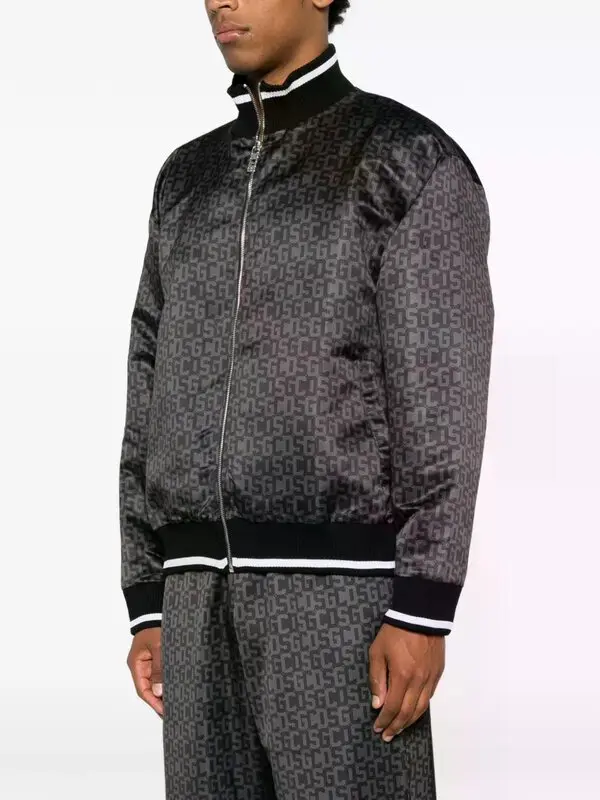 Gcds Logo Monogram Zip-up Jacket