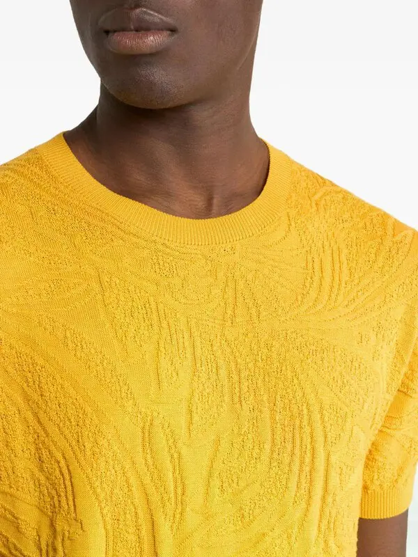 Etro Paisley-knit T-shirt