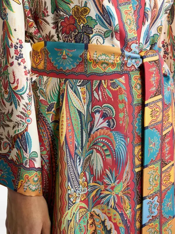 Etro Fringed Silk Jacket