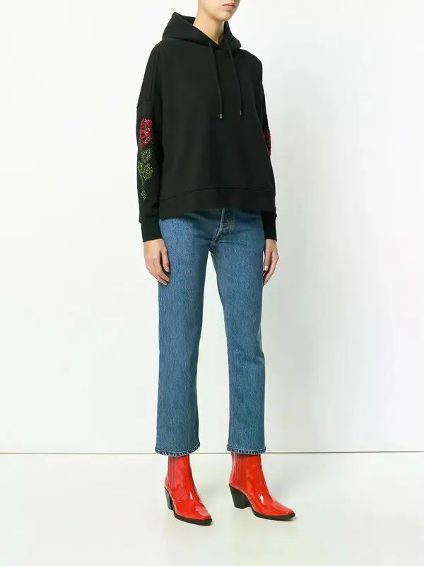 COUNTY OF MILAN Sequin Embroidered Hoodie