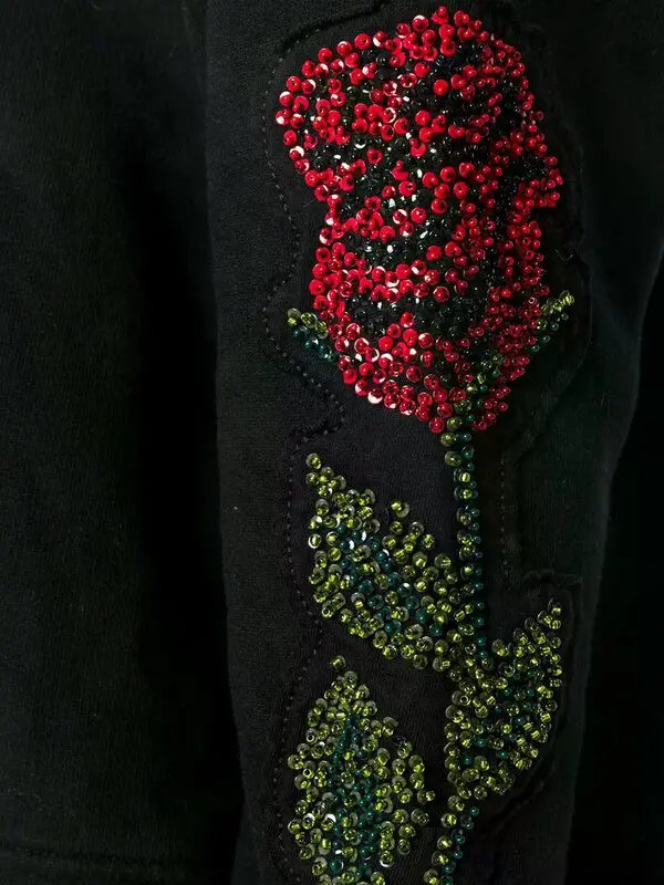 COUNTY OF MILAN Sequin Embroidered Hoodie