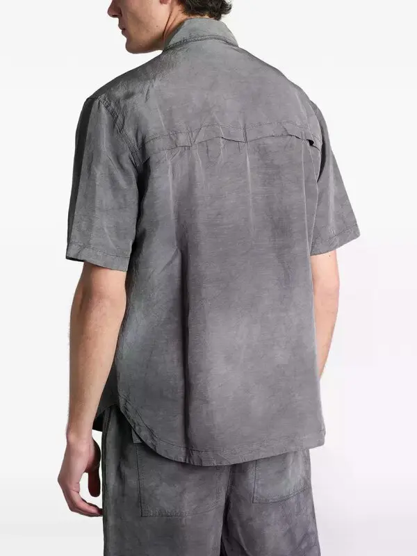 ROBERTO COLLINA Zip-up Short-sleeve Shirt