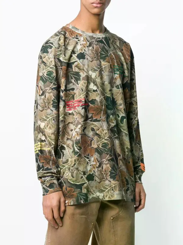 Heron Preston X Carhartt Wip Leaf Print Top