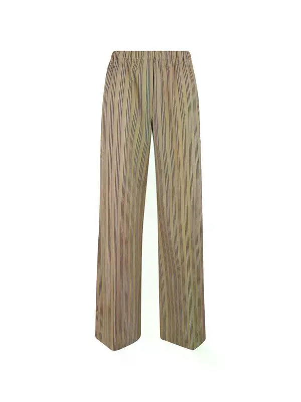 Antonelli Firenze Steven Striped Wide-leg Trousers