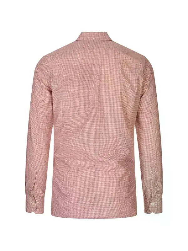 Kiton Geometric-print Long-sleeve Shirt