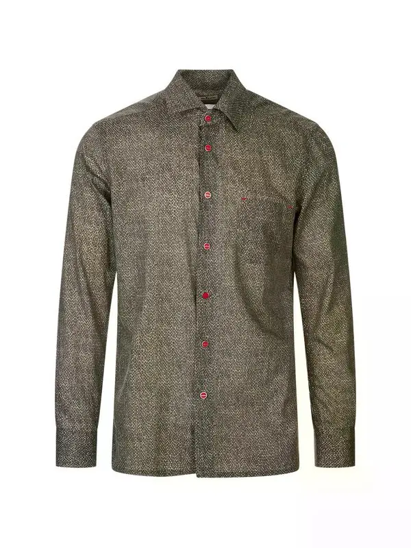 Kiton Textured-finish Button-up Shirt