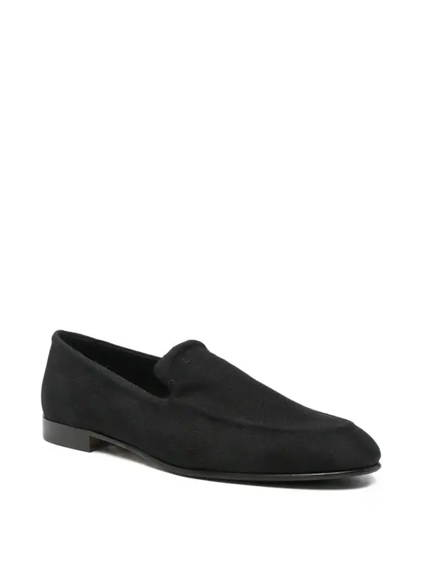 Canali Herringbone-pattern Loafers