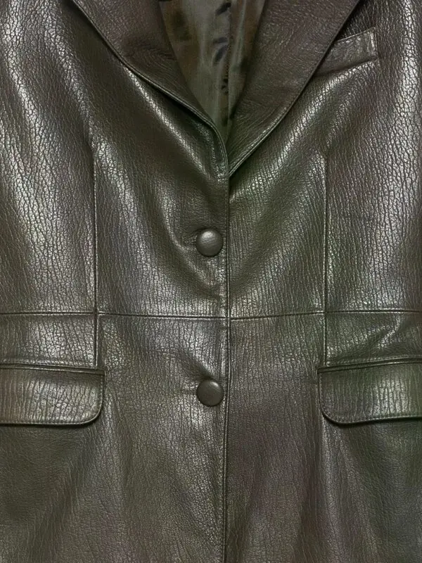 MANOKHI Textured Leather Jacket