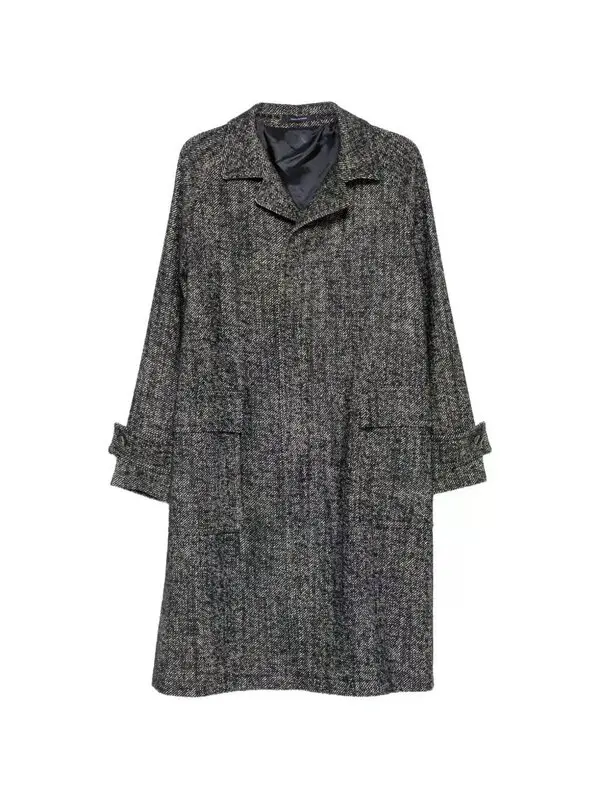 Tagliatore Herringbone Button-fastening Coat