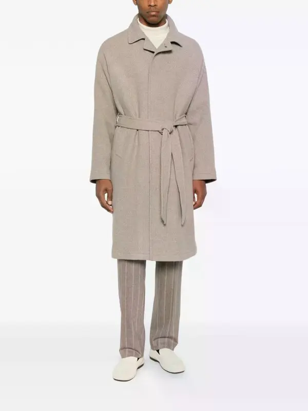 Tagliatore Belted Coat