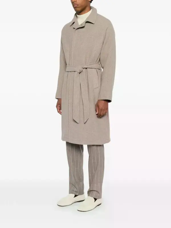 Tagliatore Belted Coat