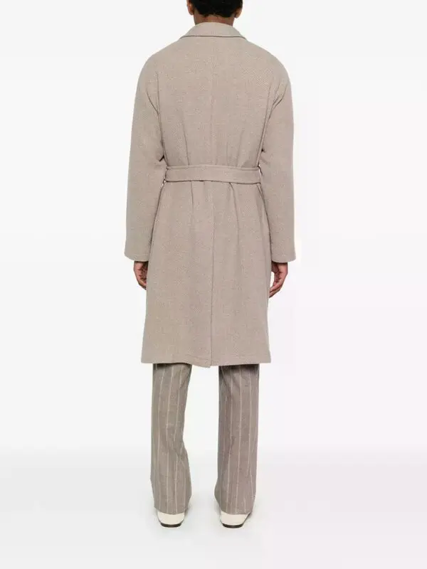 Tagliatore Belted Coat