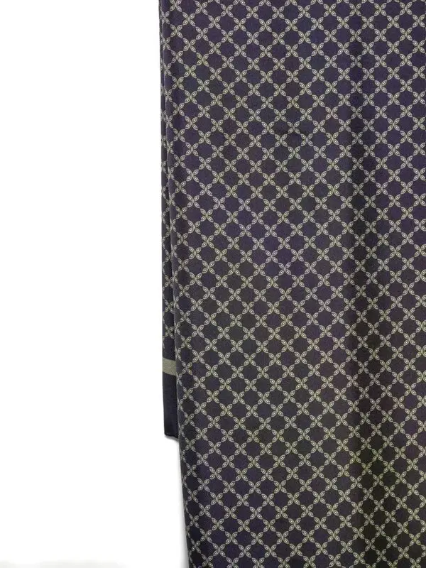 Tagliatore Geometric-print Scarf - Purple