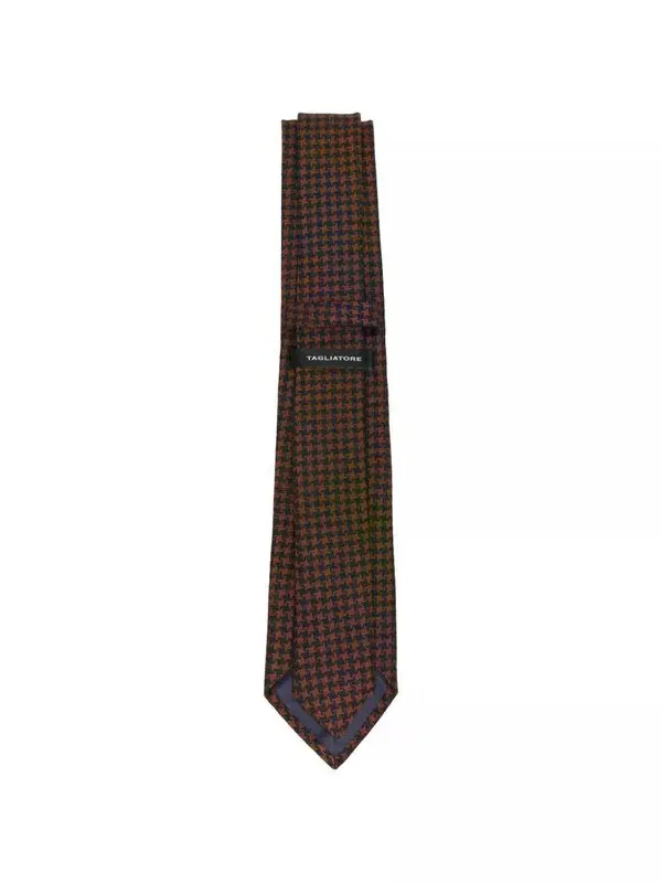 Tagliatore Houndstooth Neck Tie