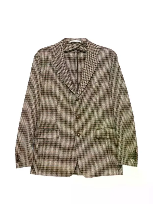 Tagliatore Houndstooth-pattern Single-breasted Blazer