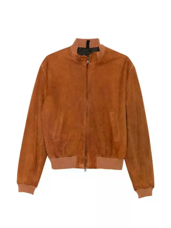 Tagliatore Suede Zip-up Jacket