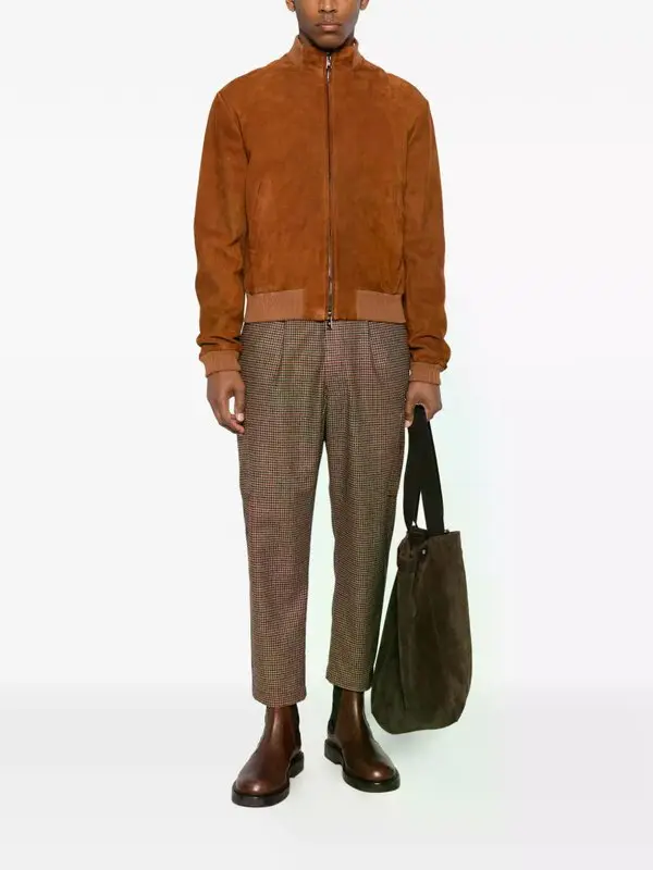 Tagliatore Suede Zip-up Jacket