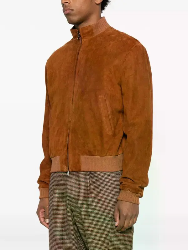 Tagliatore Suede Zip-up Jacket