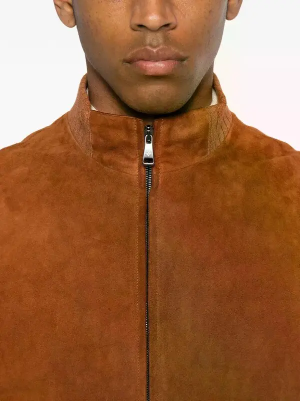 Tagliatore Suede Zip-up Jacket
