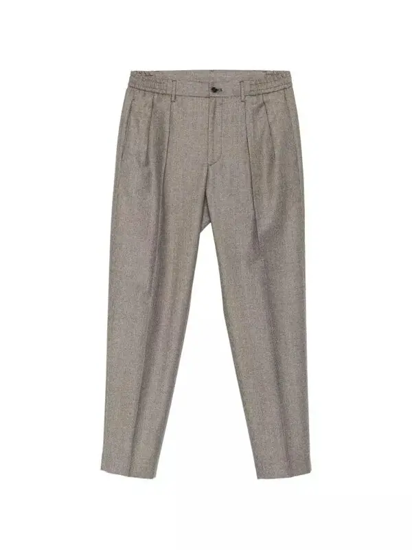 Tagliatore Houndstooth Pleated Trousers