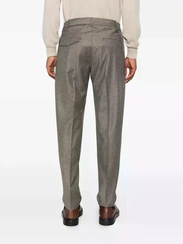 Tagliatore Houndstooth Pleated Trousers