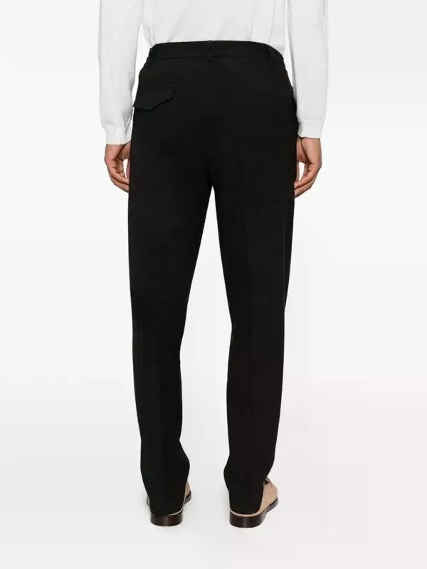 Tagliatore Textured Slim-fit Trousers