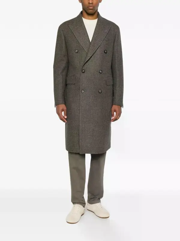 Tagliatore Prince Of Wales Check Double-breasted Coat