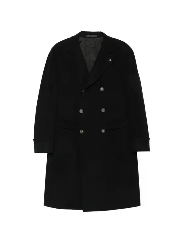 Tagliatore Double-breasted Peak-lapel Coat