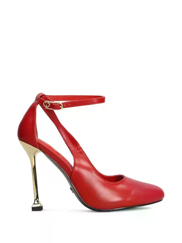 GOLD & ROUGE Biscuit Ankle-strap Sandals