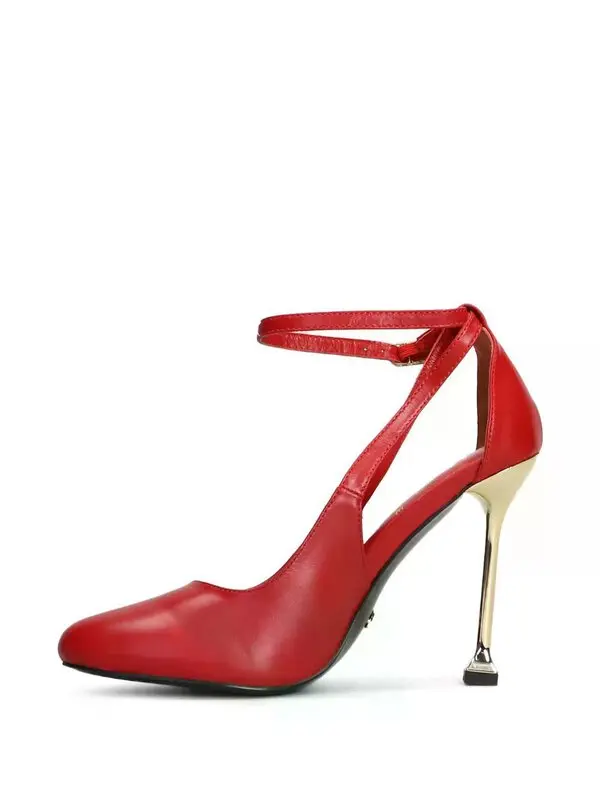 GOLD & ROUGE Biscuit Ankle-strap Sandals