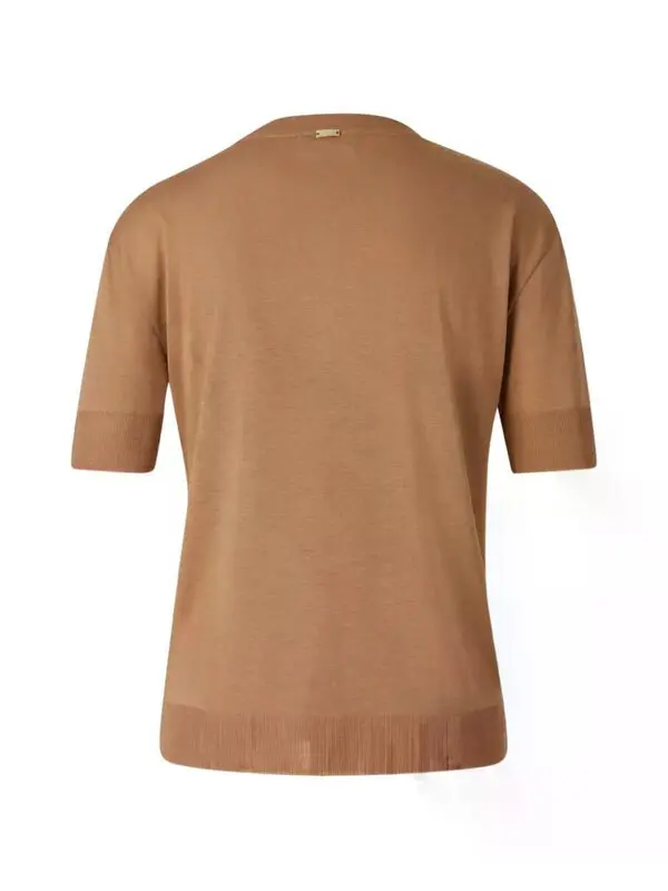 Herno Ribbed-trim Short-sleeved T-shirt