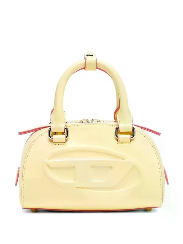 DIESEL® 1dr Dome Leather Tote Bag - Yellow