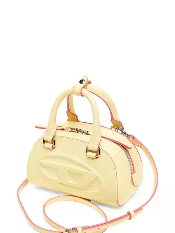 DIESEL® 1dr Dome Leather Tote Bag - Yellow