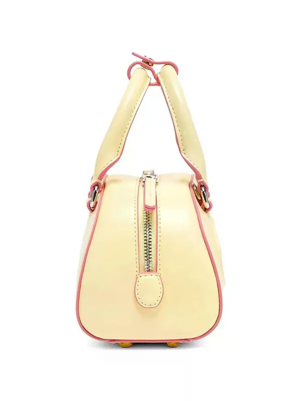 DIESEL® 1dr Dome Leather Tote Bag - Yellow