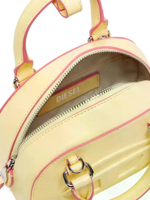 DIESEL® 1dr Dome Leather Tote Bag - Yellow